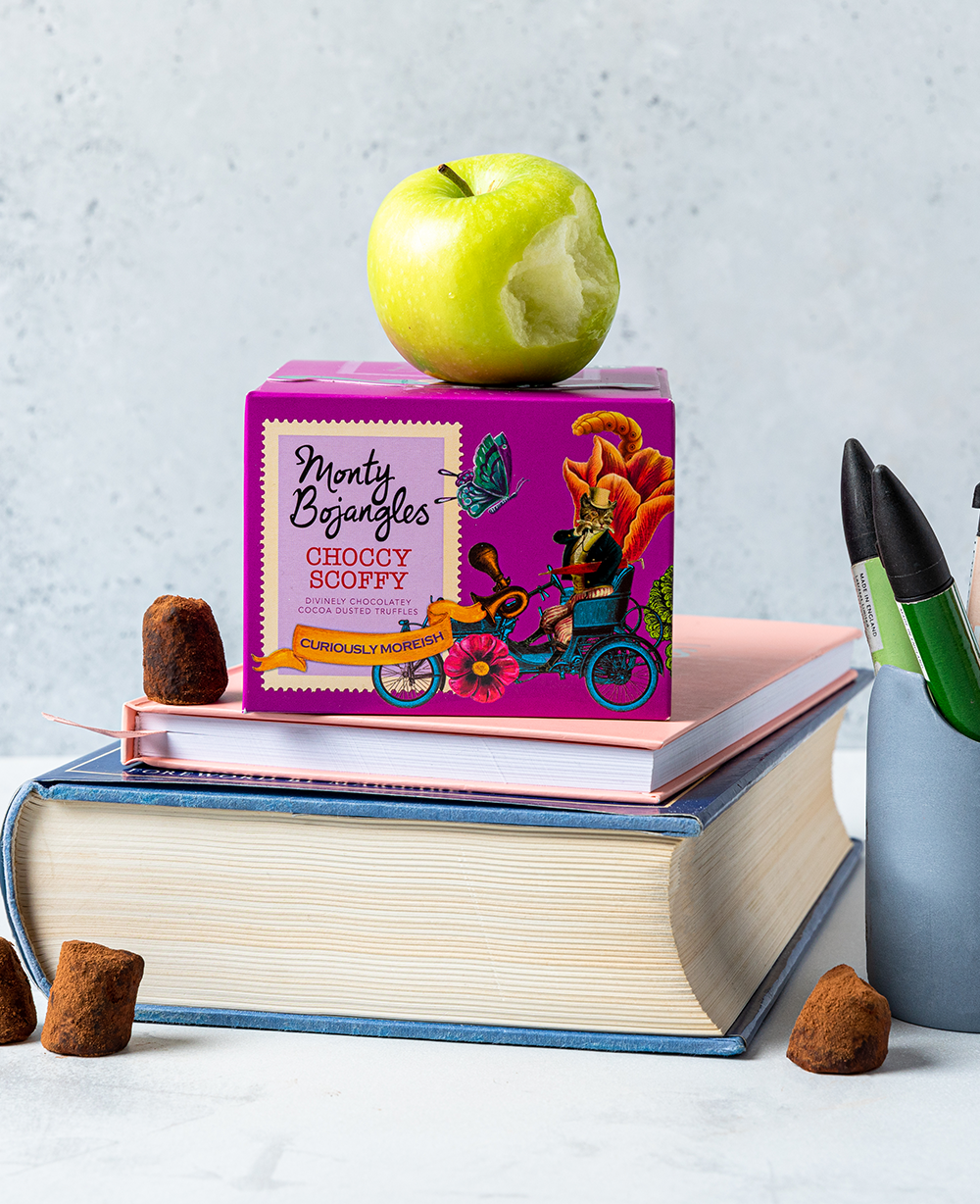 Choccy Scoffy Truffles – Rich French Cocoa Dusted Treats – Monty Bojangles