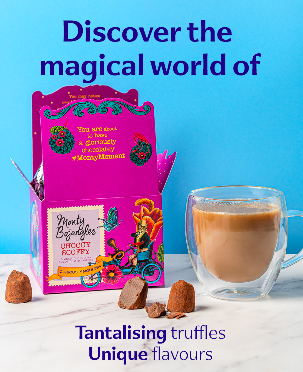 Choccy Scoffy Truffles – Rich French Cocoa Dusted Treats – Monty Bojangles