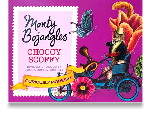 Choccy Scoffy Truffles – Rich French Cocoa Dusted Treats – Monty Bojangles