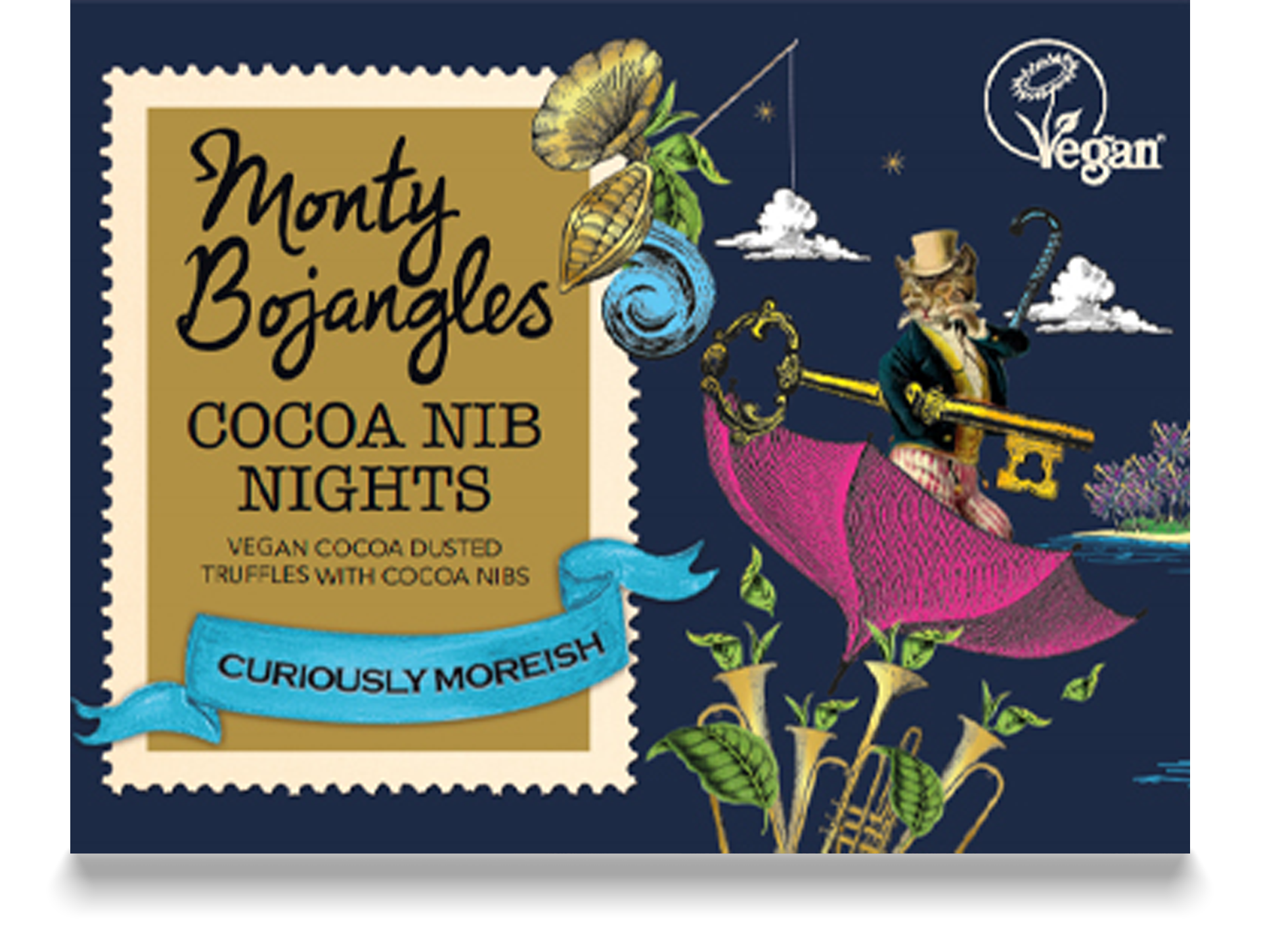 Cocoa Nib Nights - French Cocoa Dusted Truffles with Crunchy Cocoa Nibs ...