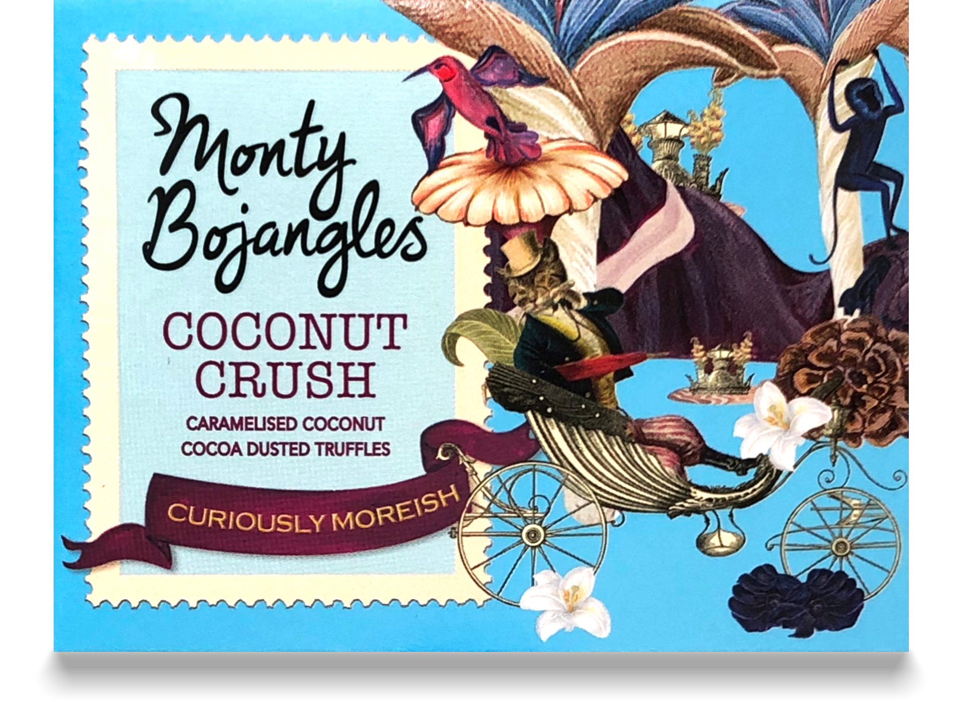 Coconut Crush Truffles – French Cocoa Dusted Chocolate Truffles – Monty ...