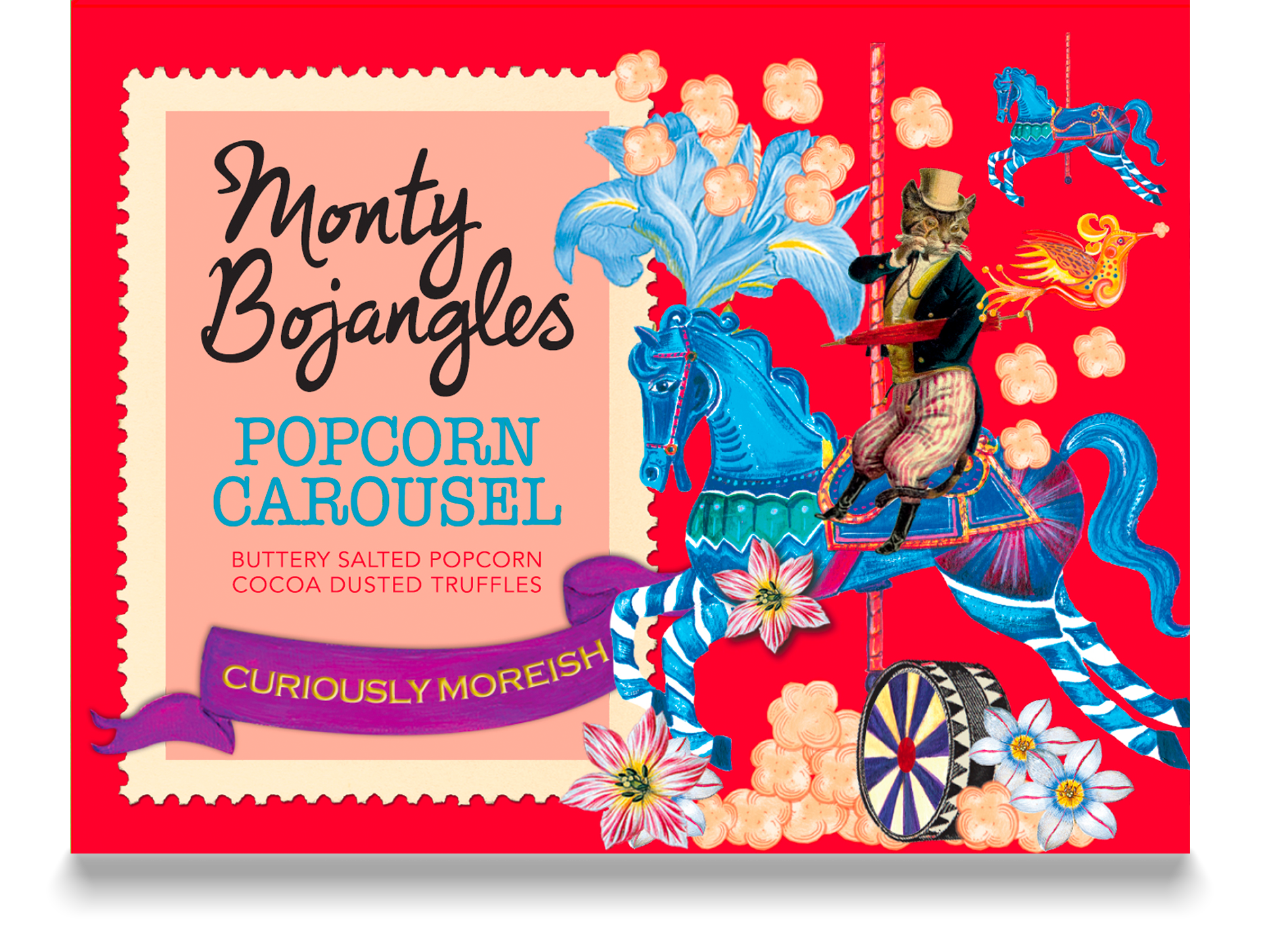 Popcorn Carousel Truffles – Cocoa Dusted with Salted Popcorn & Crispy ...